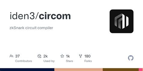 github iden3 circom zksnark circuit compiler
