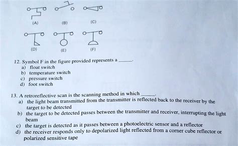 Solved 12 Symbol F In The Figure Provided Represents A A Float