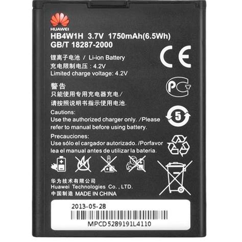 Original Hb W H Battery For Huawei Ascend Eoutlet Co Uk