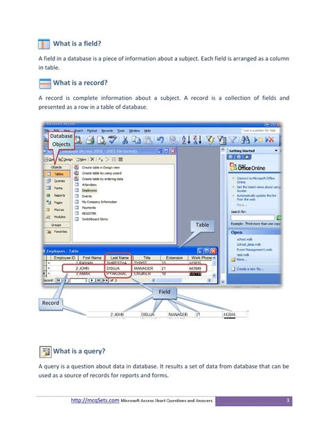 ms access short questions answers pdf download ~ next generation