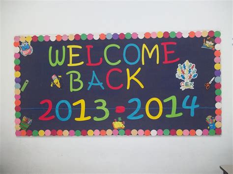 Welcome Back To School Bulletin Board Themes