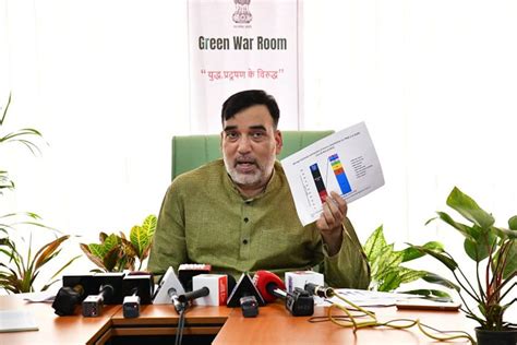 Delhis Pollution Level Lowest In 5 Yrs Post Diwali Gopal Rai