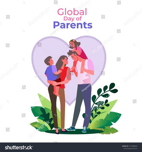 Global Day Parents On June Stock Vector Royalty Free Shutterstock
