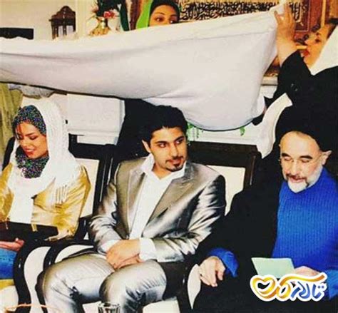 عکس احسان خواجه امیری و همسرش در مراسم عروسی و عقد