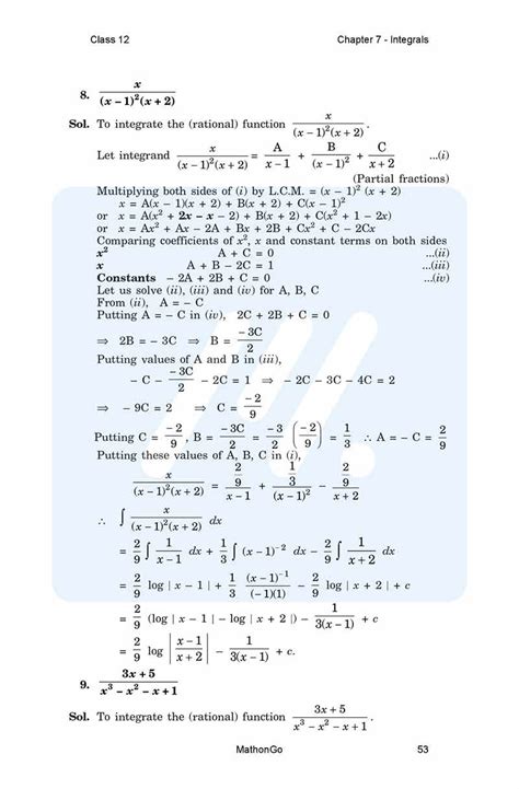 Ncert Solutions For Class 12 Maths Chapter 7 Exercise 7 5 Mathongo