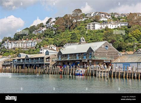 The Fishmarket And Catch Beside The River At East Looe In Cornwall