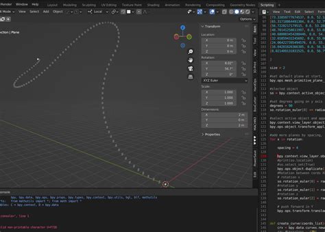 python duplicate plane on local access based upon rotation degrees
