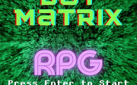 Dot Matrix RPG Andrew Wooldridge Observable