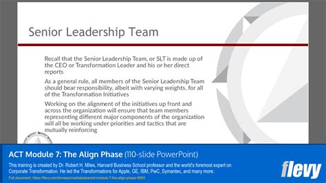 act module 7 the align phase ppt slide deck