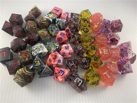 Persona 5 Aesthetic Dice Sets Queen Oracle Mona Fox Joker Skull Panther And Noir Rpersona
