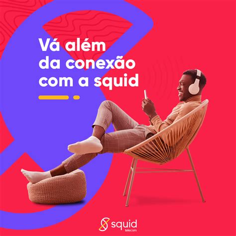 Social Media Squid Telecom On Behance