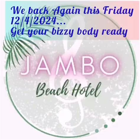Hotel Bar And Beach Party Jambobeachhotel • Instagram Photos And