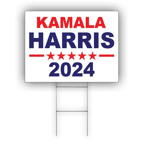 Kamala Harris 2024 Yard Signs Eddy Shaina