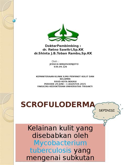 Scrofuloderma Pdf