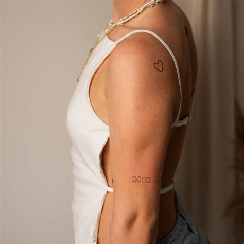 Geburtsdatum Tattoo Personalisiertes Fake Tattoo Tattforaweek