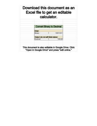 How To Convert From Binary To Decimal 2 Simple Ways
