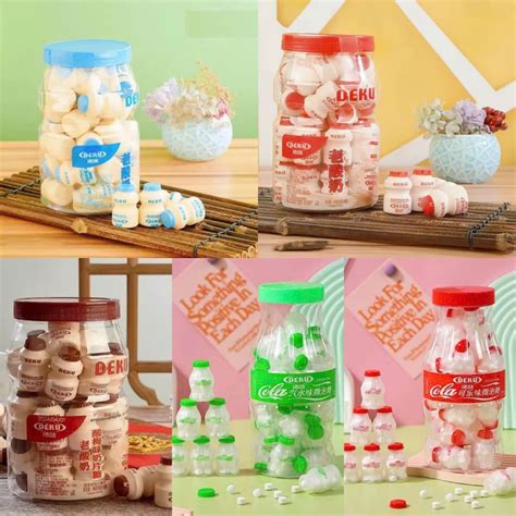 Deku Hong Kong Dry Yogurt Candy Tablets Box Of 30 Small Jars Shopee Philippines