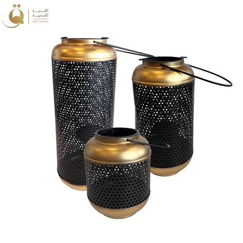 فانوس رمضان إليجانس صغير أسود