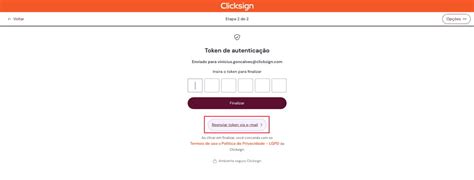 Não Recebi O Token Para Assinar O Documento