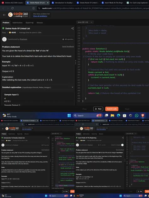 Manish Kumar On Linkedin 100daysofcode Linkedlists Doublylinkedlists