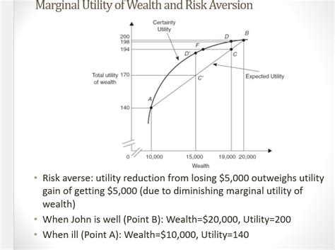 Solved Marginal Utility Of Wealth And Risk Aversion Risk