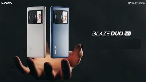 Lava Blaze Duo 5g Launches In India With Secondary Amoled Display See