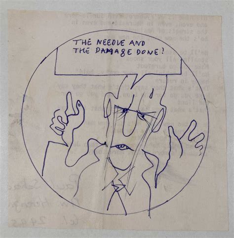 Lot 40 Herman Brood Original Cartoons Drawings