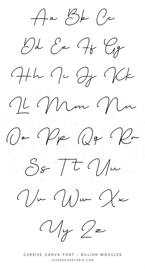 Best Free Cursive Fonts On Canva Artofit