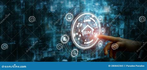 Bim Building Information Modeling Concept Stock Illustration Illustration Of Technology