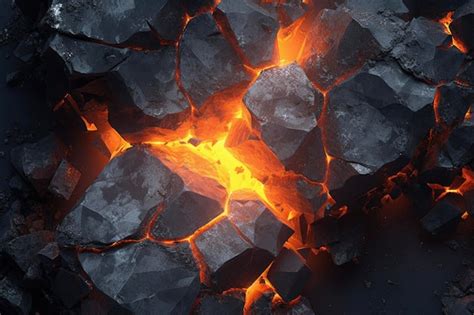 Premium Ai Image Abstract Volcanic Background D Rendered Cooled