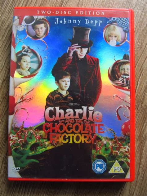 Charlie And The Chocolate Factory Dvd 2005 Johnny Depp Burton Dir