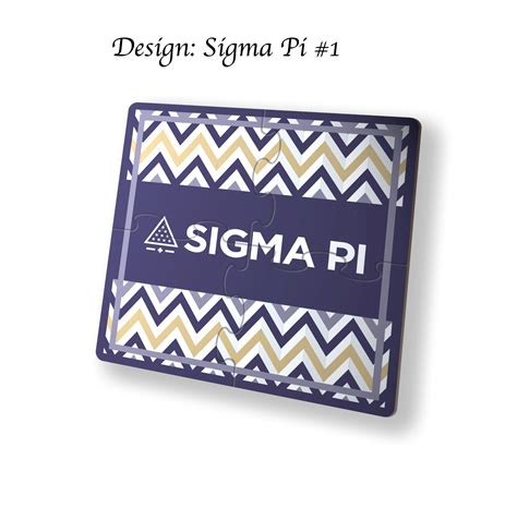 Sigma Pi Beverage Jigsaw Puzzle Coasters Square Set Of 4 Etsy Uk