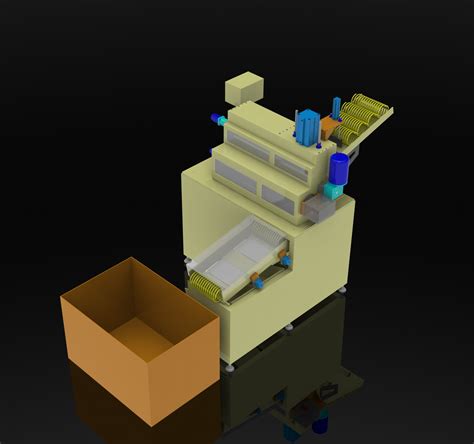 弹簧机 SOLIDWORKS 2016 模型图纸下载 懒石网