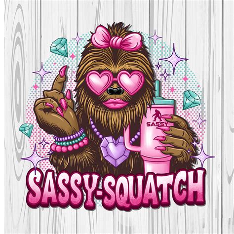 Die Cut Sassy Squatch Pookie Bear Cuties