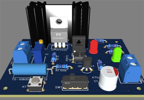 Obwód zabezpieczenia nadprądowego Mosfet v 2 OSHWLab
