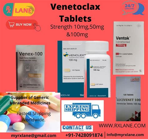 Indian Venclexta Price Online Venetoclax 100mg Tablets Overseas By