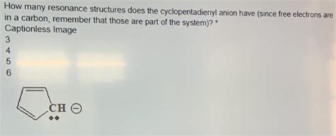 Cyclopentadienyl Resonance