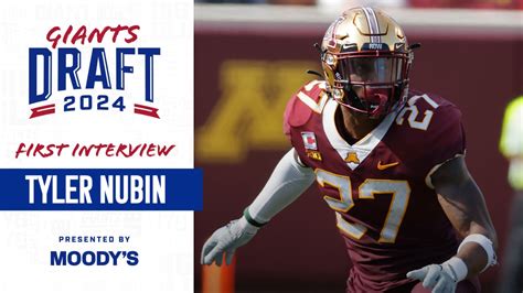 First Interview It Means Everything For Tyler Nubin To Join Giants
