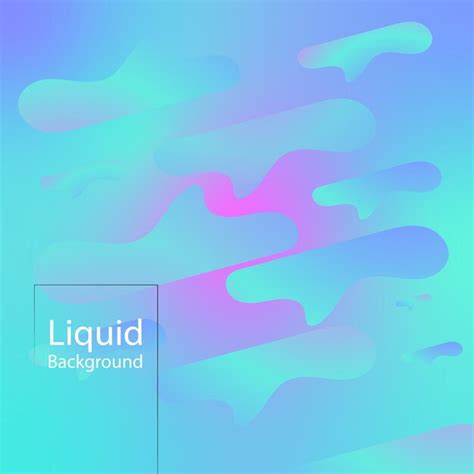 Premium Vector Fluid Shapes Background