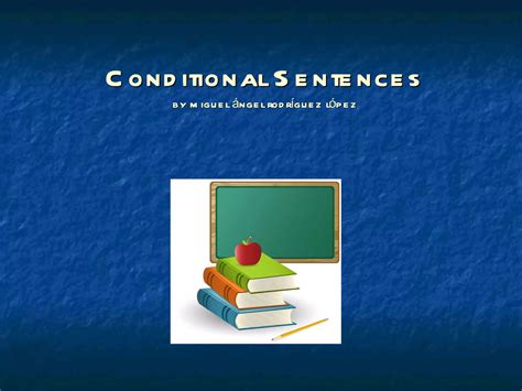 Conditional Sentences Ppt