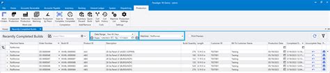 Production Recently Completed Paradigm Erp By Paragon Documentation