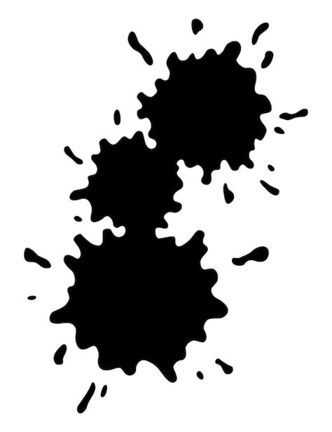 Premium Vector Paint Blot Icon Splash For Design Use Colorful Grunge Shape Dirty Stain Or