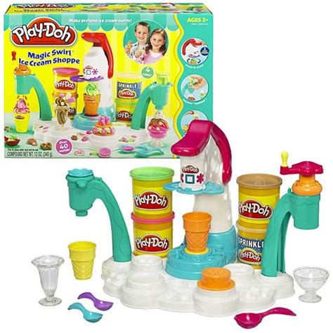 Play Doh Magic Swirl Ice Cream Shoppe Entertainment Earth