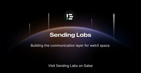 join sending labs on galxe