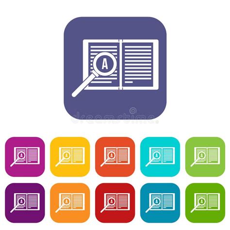 Magnifying Glass Over Book Stock Illustrations 268 Magnifying Glass