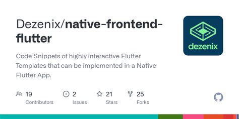 GitHub Dezenix Native Frontend Flutter Code Snippets Of Highly