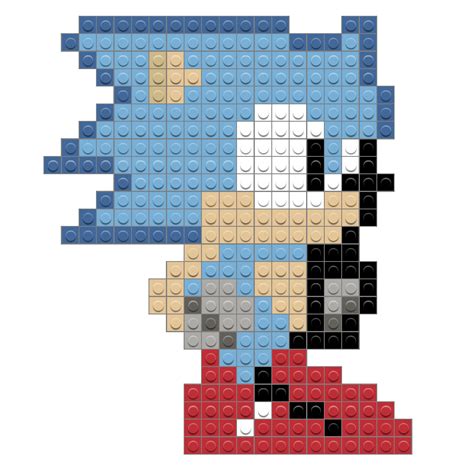 8 Bit Sonic The Hedgehog Grid