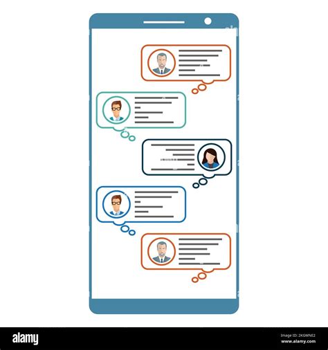 chat message conversation vector illustration chat popup inside a