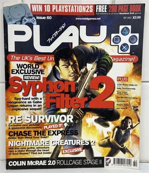 Play Unofficial Playstation Magazine Issue 60 Ps1 Syphon Filter 2 Guide Cheats £7 99 Picclick Uk
