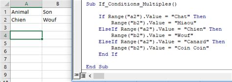 Vba If Elseif Else Guide Ultime Des Instructions If Automate Excel